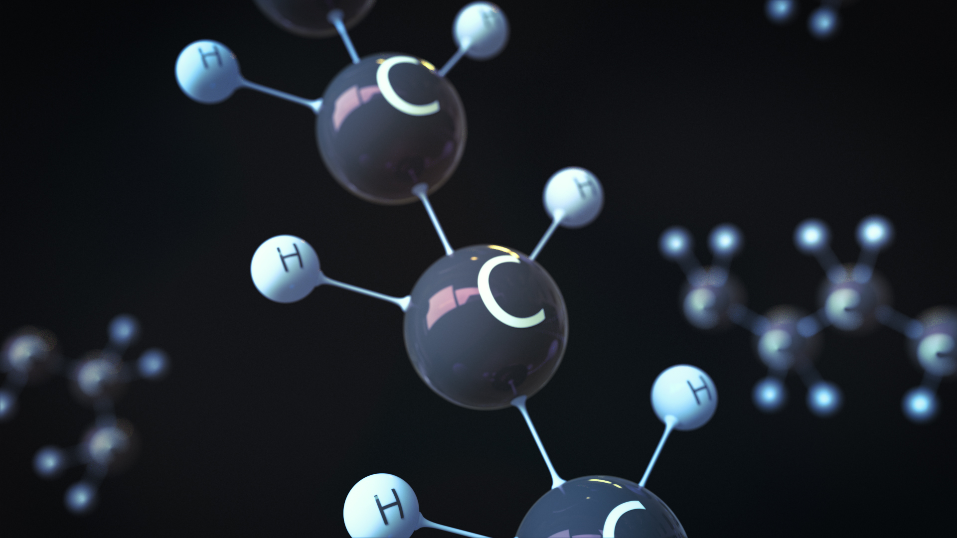 3D science animation - Polymers and Monomers